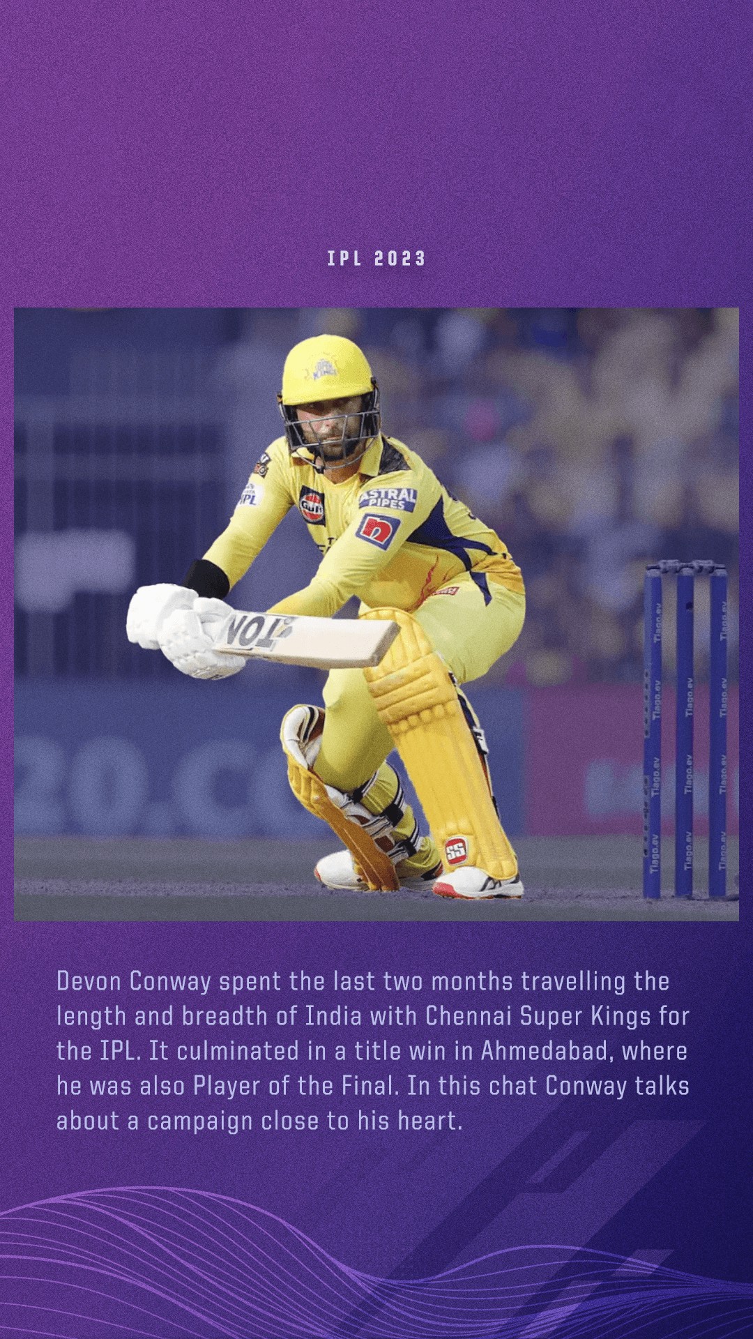 Conway post-IPL interview